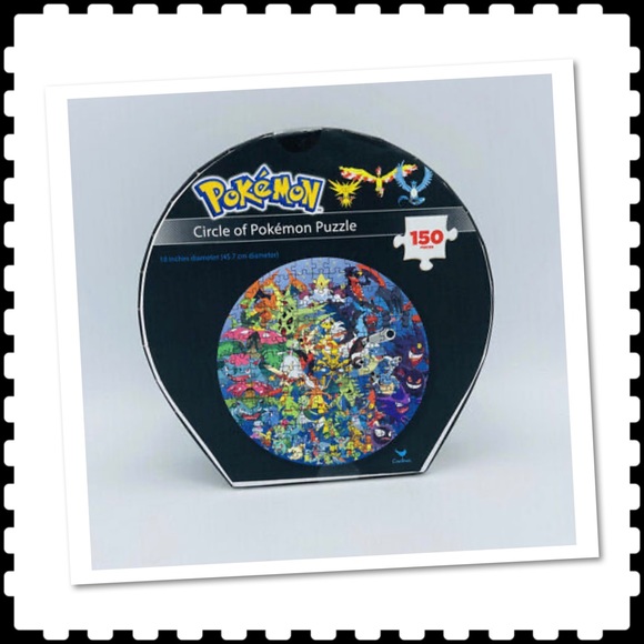 Pokemon | Toys | Pokemon Circle Of Pokemon Puzzle 5 Pieces | Poshmark